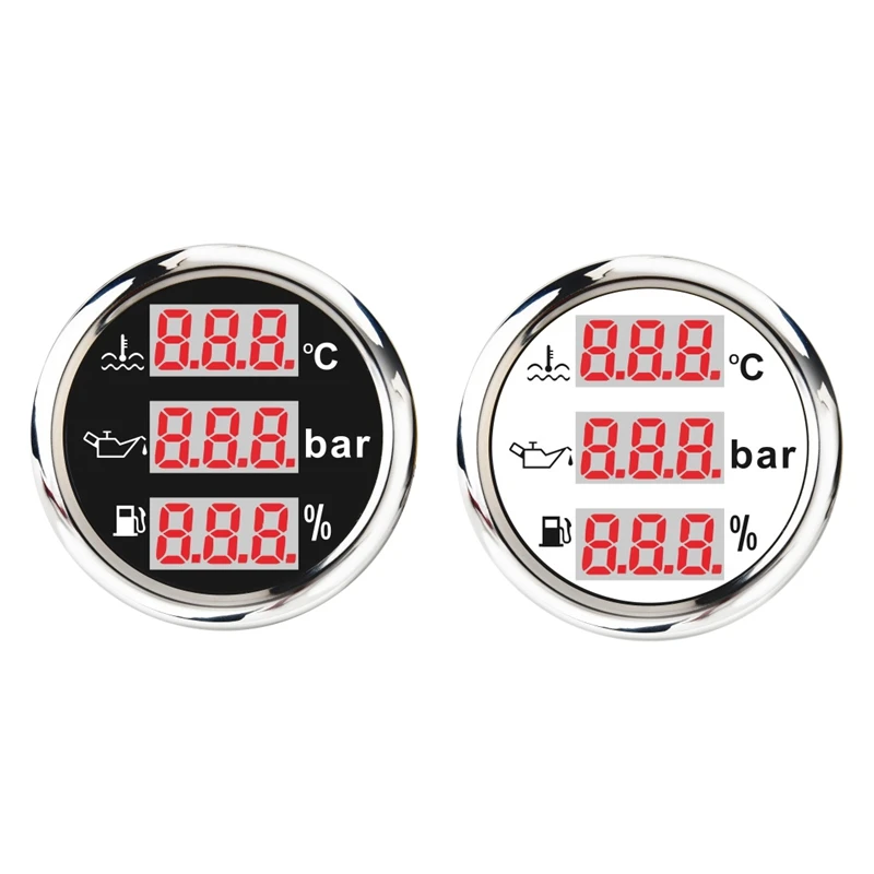 Universal-52Mm-3-In-1-Multi-Function-Digital-Gauge-Waterproof-Water ...