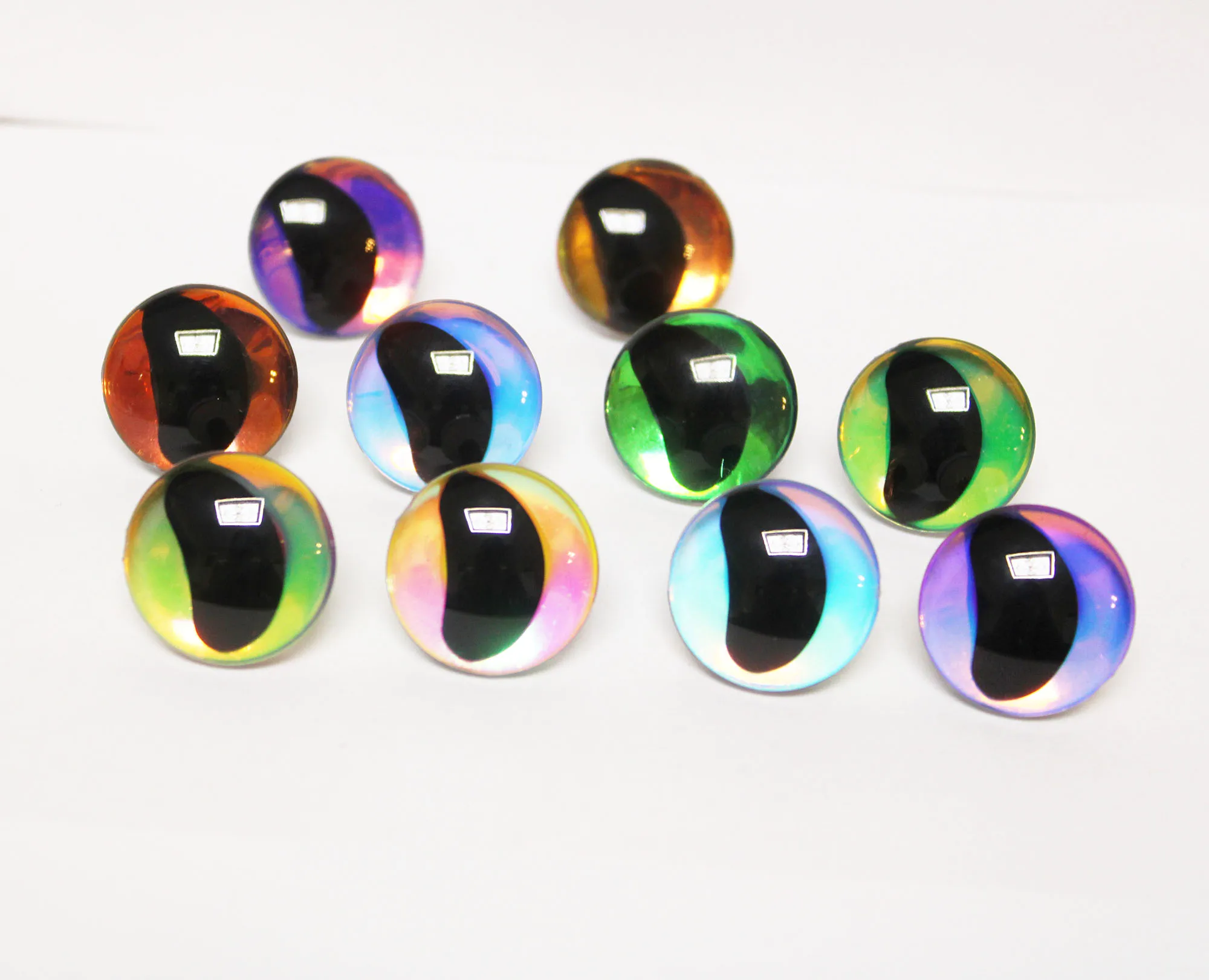 25mm-New-style-colorful-eyes-3D-sheep-moon-Comical-glitter-toy-eyes ...