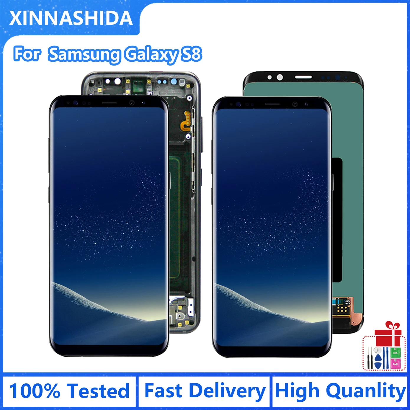 Display-LCD-para-Samsung-Galaxy-S8-Tela-Sens-vel-Ao-Toque-Substitui-o ...