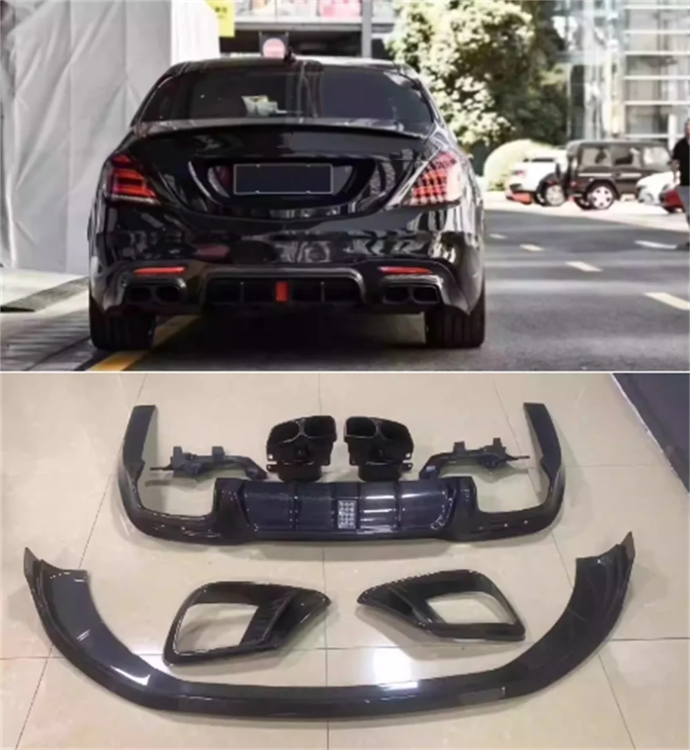 Car surround body kit Front rear lip tailpipe tuyere for Mercedes-Benz ...