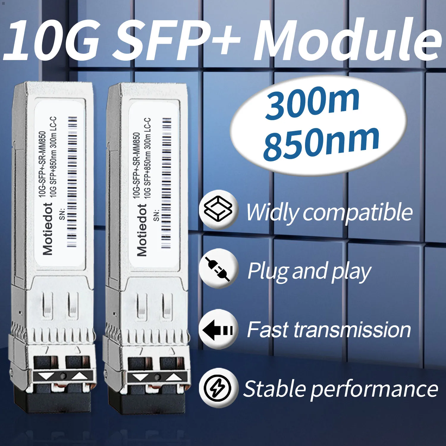 10Gb-SFP-Module-Multimode-10-Gigabit-850nm-300m-Dual-LC-Fiber-Optical ...