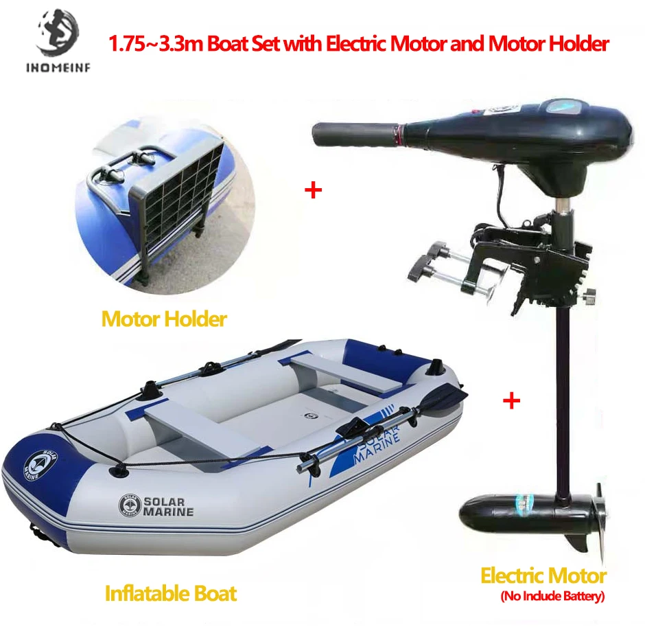 1.75~3.3m Inflatable Boat with Electric Motor Set for Fishing Drift ...