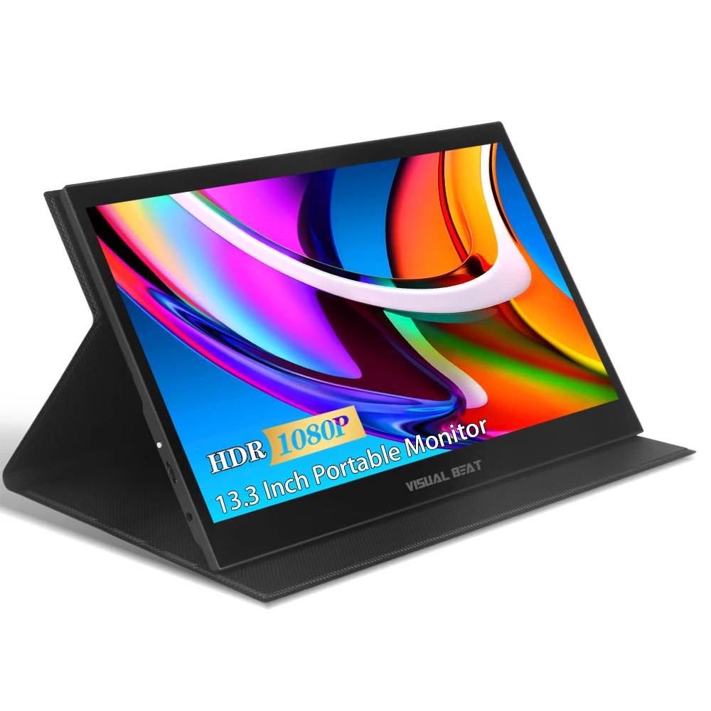 Monitor Portátil 13.3 Da Batida Visual Polegada 1080p 100% Dci-p3 ...