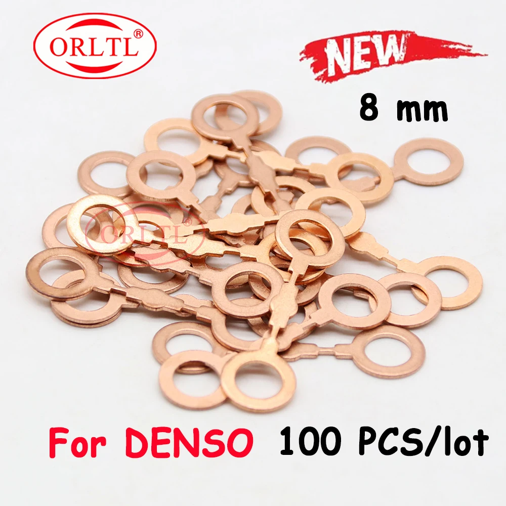 ORLTL-Diesel-100-PCS-Copper-Washer-Shims-10mm-Auto-Repair-Kits-Inner ...