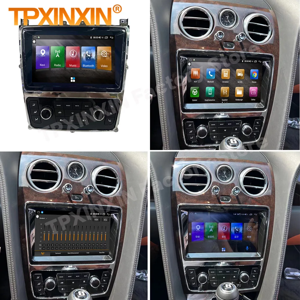 Tesla Multimedia Android 12 Player Car Radio For Bentley Continental Gt ...