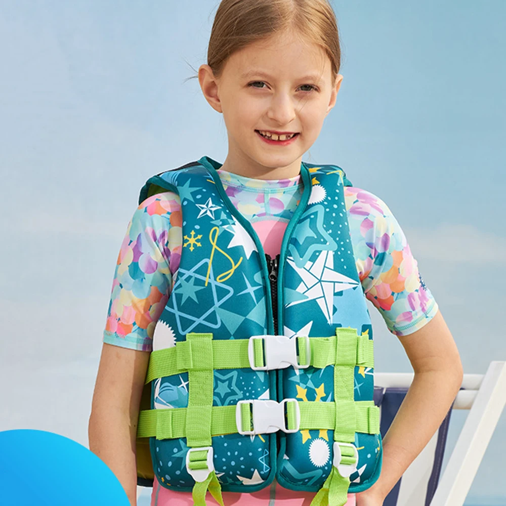 Portable-New-Children-s-Neoprene-Life-Jacket-Summer-Beach-Swimming-Life ...