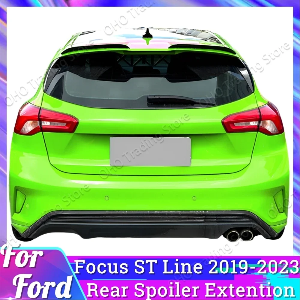 Maxton-Style-Trunk-Roof-Spoiler-Extension-Flaps-For-Ford-Focus-MK4-ST ...