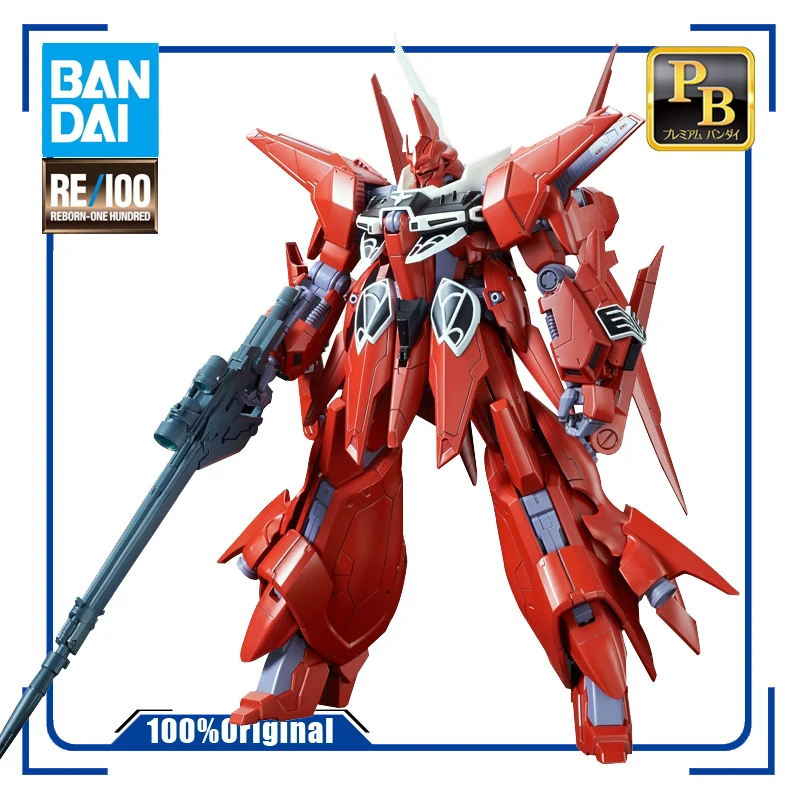 반다이 PB RE 1/100 Amx 107r REBAWOO 모바일 슈트 건담 유니콘 MSV 조립 모델 액션 장난감 피규어 ...