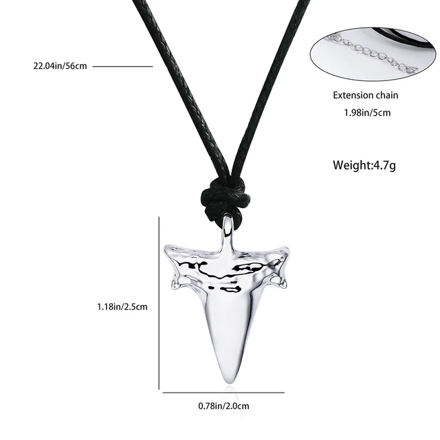 Shark Tooth Necklace For Kids