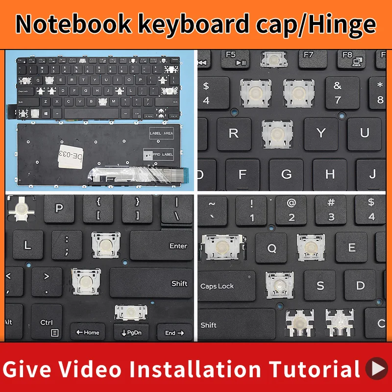 Replacement-Keycap-Key-cap-Hinge-for-Dell-Inspiron-7386-5480-5485-5488 ...