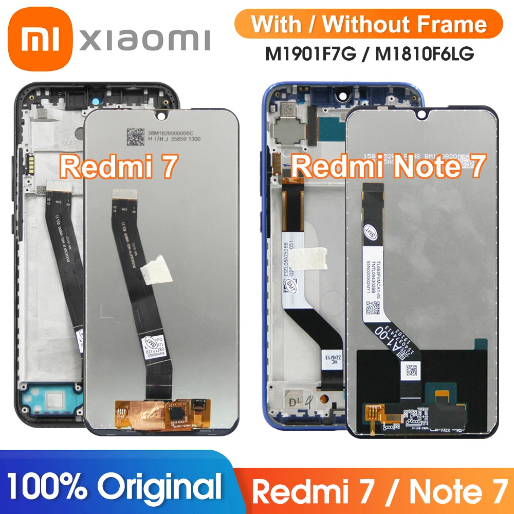 Pantalla LCD Original para Xiaomi Redmi Note 7, montaje de ...