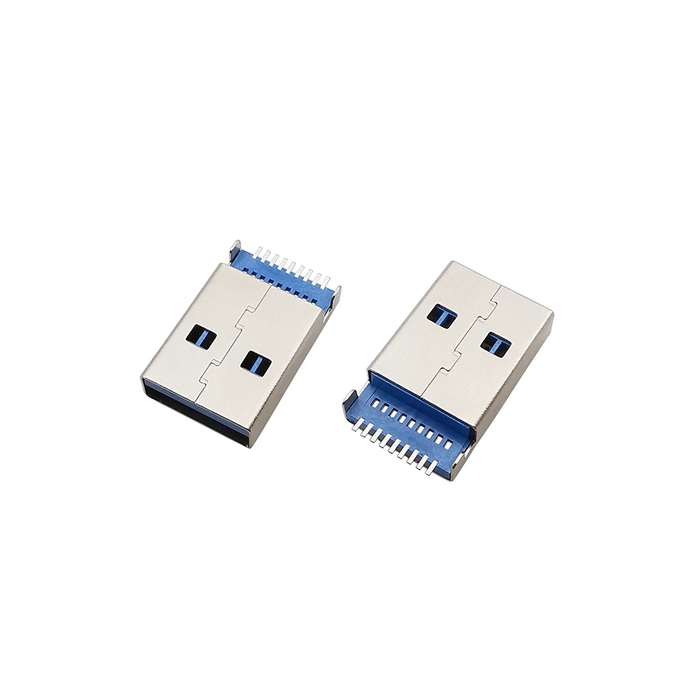 5/10/20Pcs DIY Soldering USB 3.0 A Type Male Plug Connector 9 Pin SMT ...