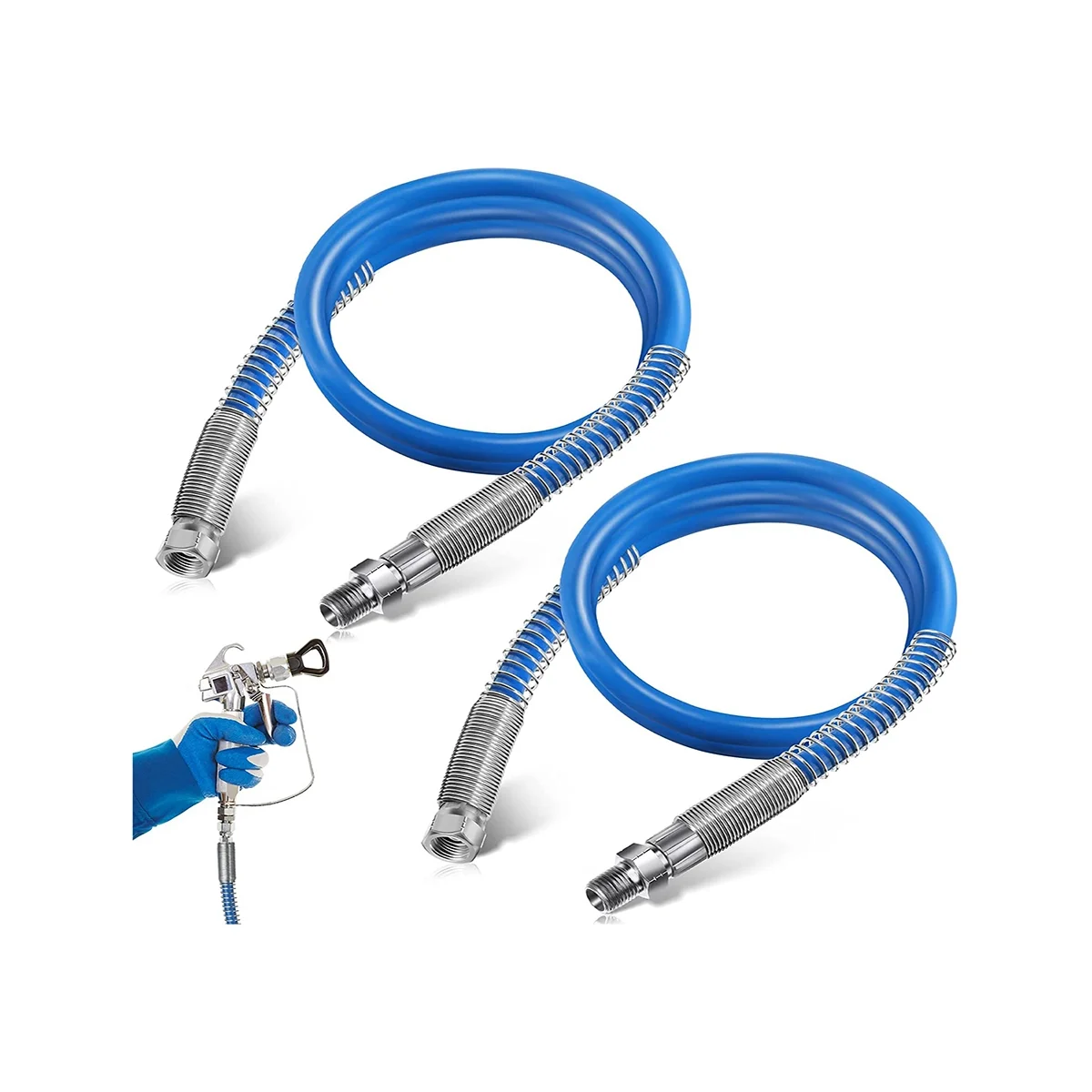 4Ft-Airless-Paint-Spray-Extension-Hose-3-16Inch-Pressure-Paint-Spray ...