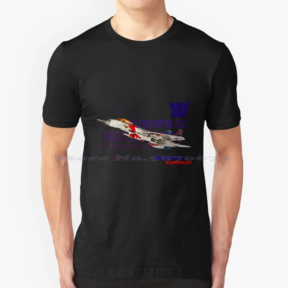 G1-Starscream-Jet-T-Shirt-100-Cotton-Tee-Masterpiece-G1-Robot-Toy ...