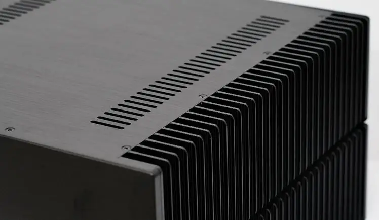 Blank 4312 full aluminum chassis hifi class A Power amplifier DIY box with heatsink