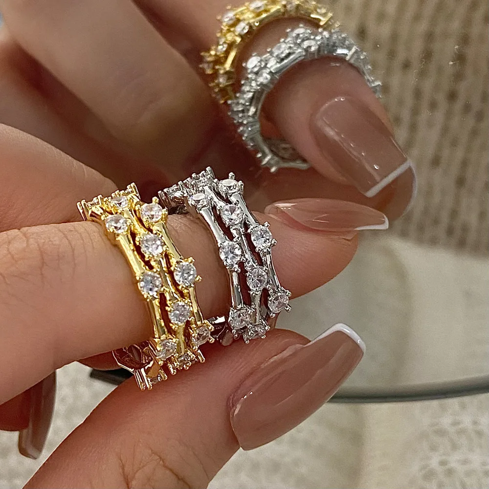 Women-White-Crystal-Exaggerated-Model-Ring-Fashion-Holiday-Gift-Jewelry ...