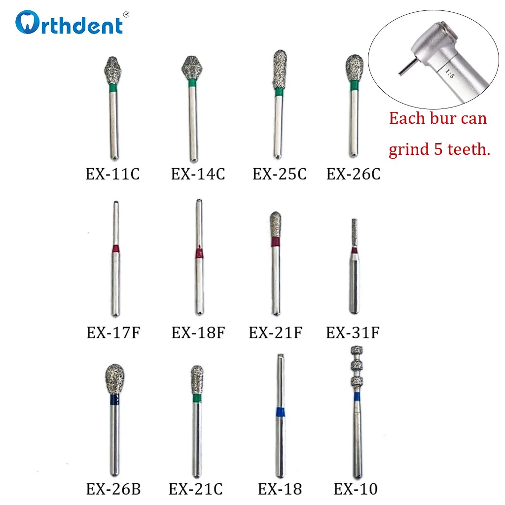 10-Pcs-Dental-Diamond-Burs-Nail-Polishing-Drill-Bit-Dentistry ...