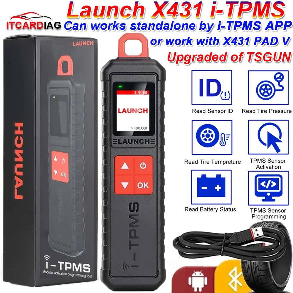 Launch-X431-i-TPMS-Tire-Pressure-Detector-Upgraded-of-TSGUN-Can-works ...