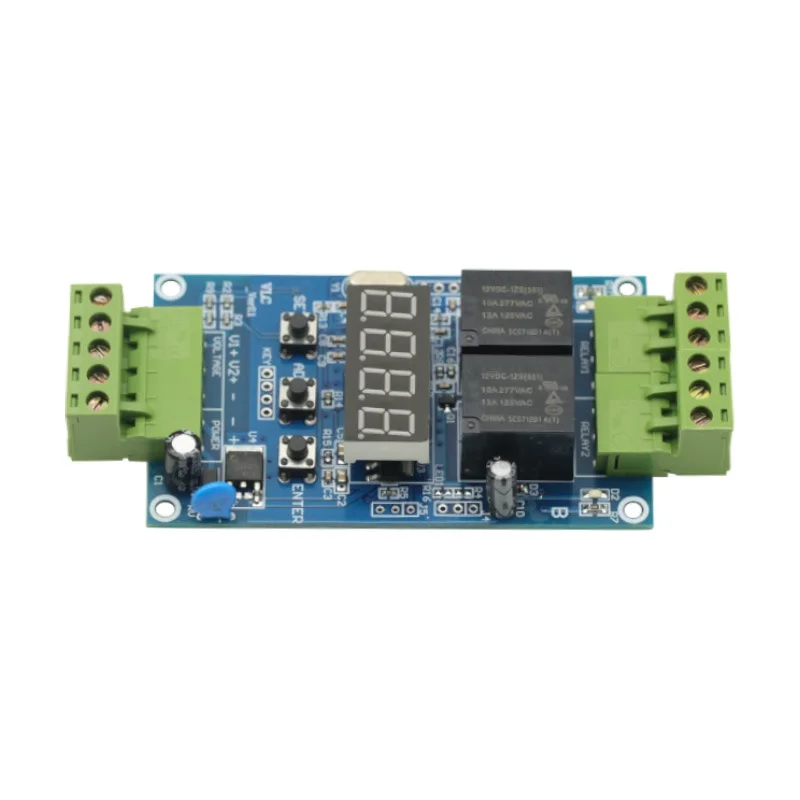 12v Dual Programmable Time Relay Module Plc Board Cycle Delay Timer 2