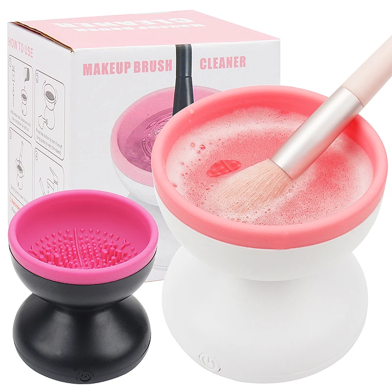 Portable USB Makeup Brush Cleaner Machine Electric Cosmetic Brush ...
