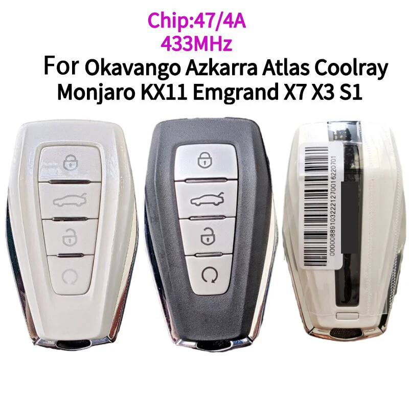 Original-Car-Keyless-Smart-Remote-Key-433Mhz-4A-47-Chip-For-Geely ...