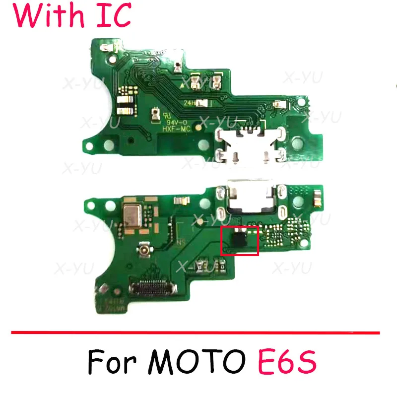 For Motorola MOTO E6i E6S E6 Plus Play USB Power Charger Port Jack Dock Connector Plug Board ...