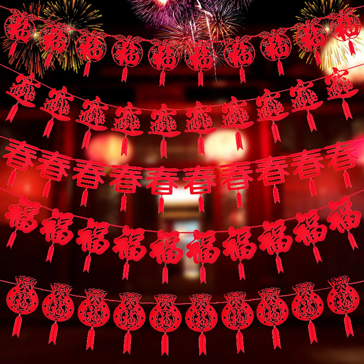 1Set-Chinese-New-Year-And-Spring-Festival-Traditional-DIY-FU-CHUN ...