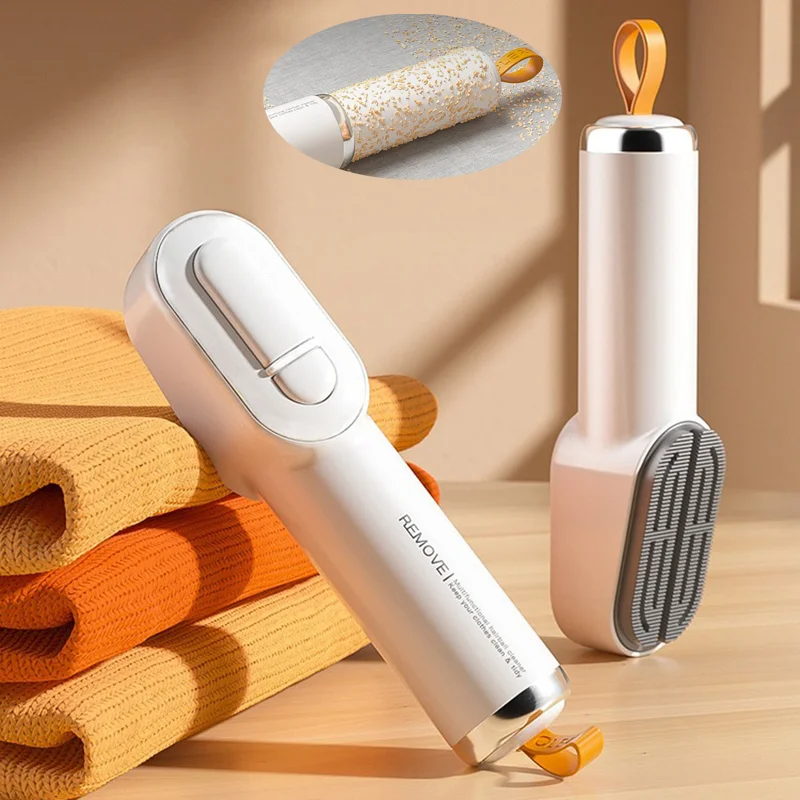 Lint-Sticking-Rollers-for-Pet-Hair-2in-1-Brush-Cloth-Remover-Roller ...