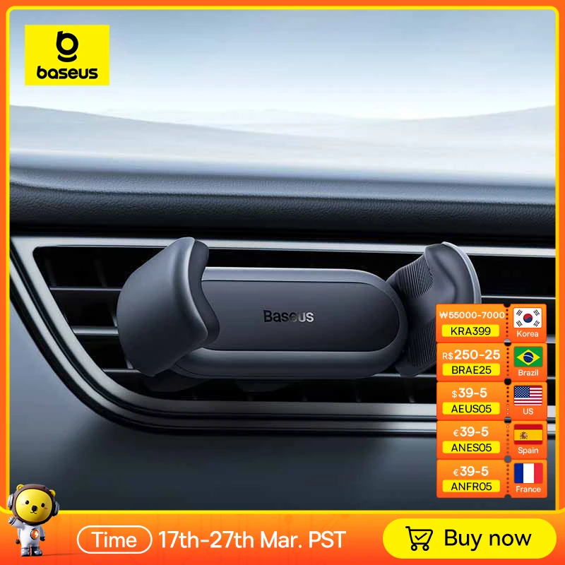 Baseus Car Phone Holder For Universal Mobile Phone Holder Stand Car ...