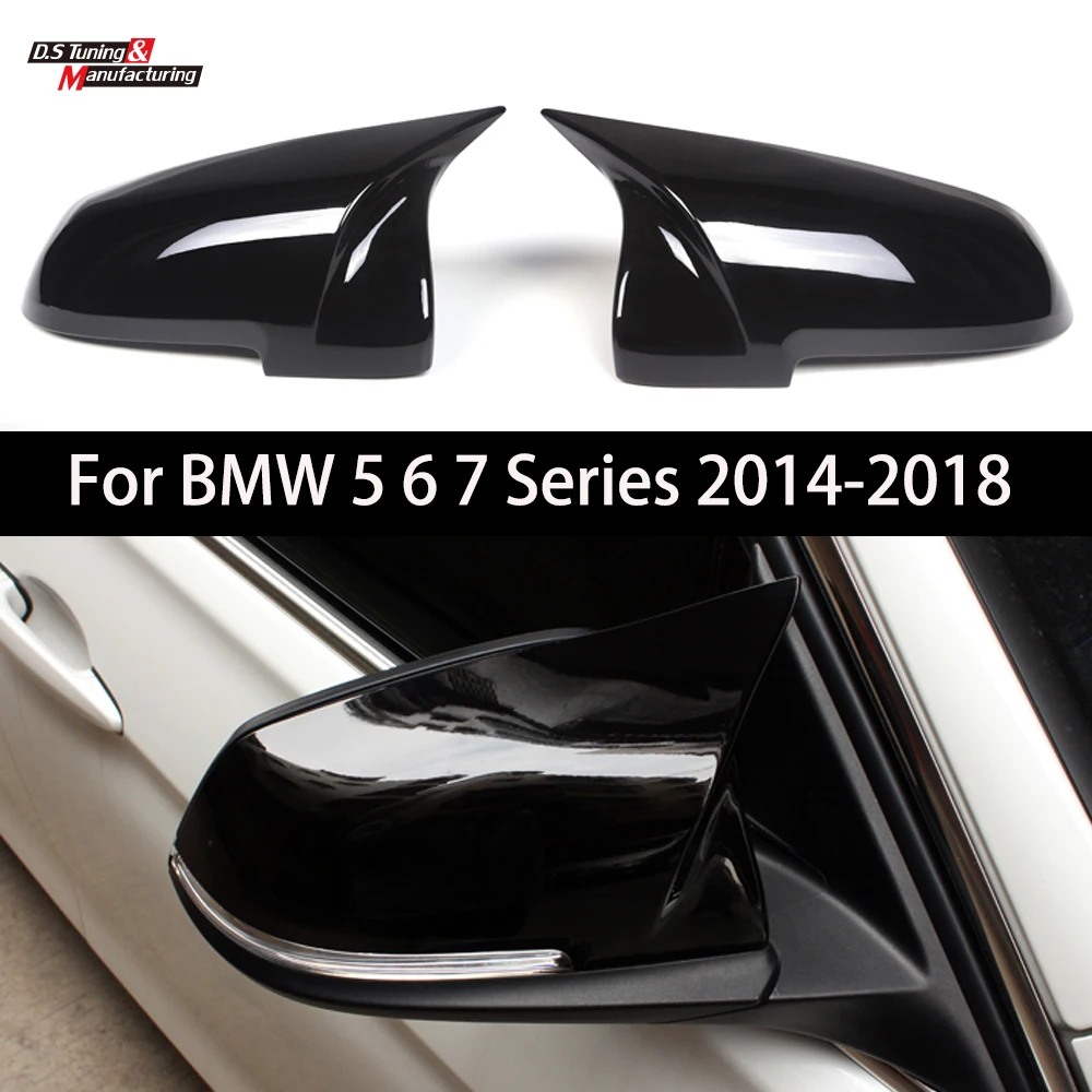 Car Wing Side Rearview Mirror Cap Cover For BMW 5 Series F10 F11 F18 ...