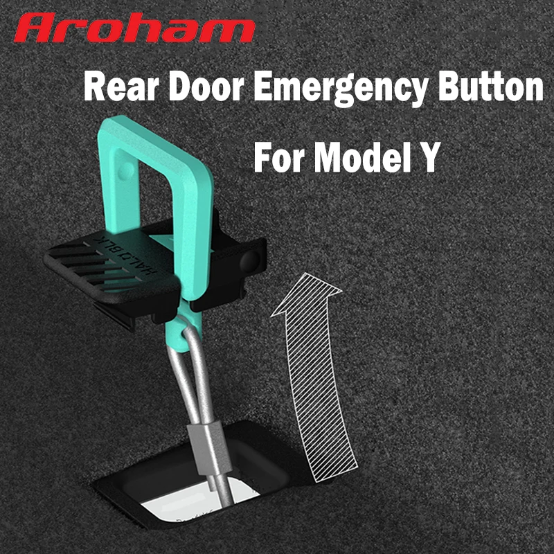 2 Pcs Rear Door Mechanical Switch Handle Emergency Button Accessories ...