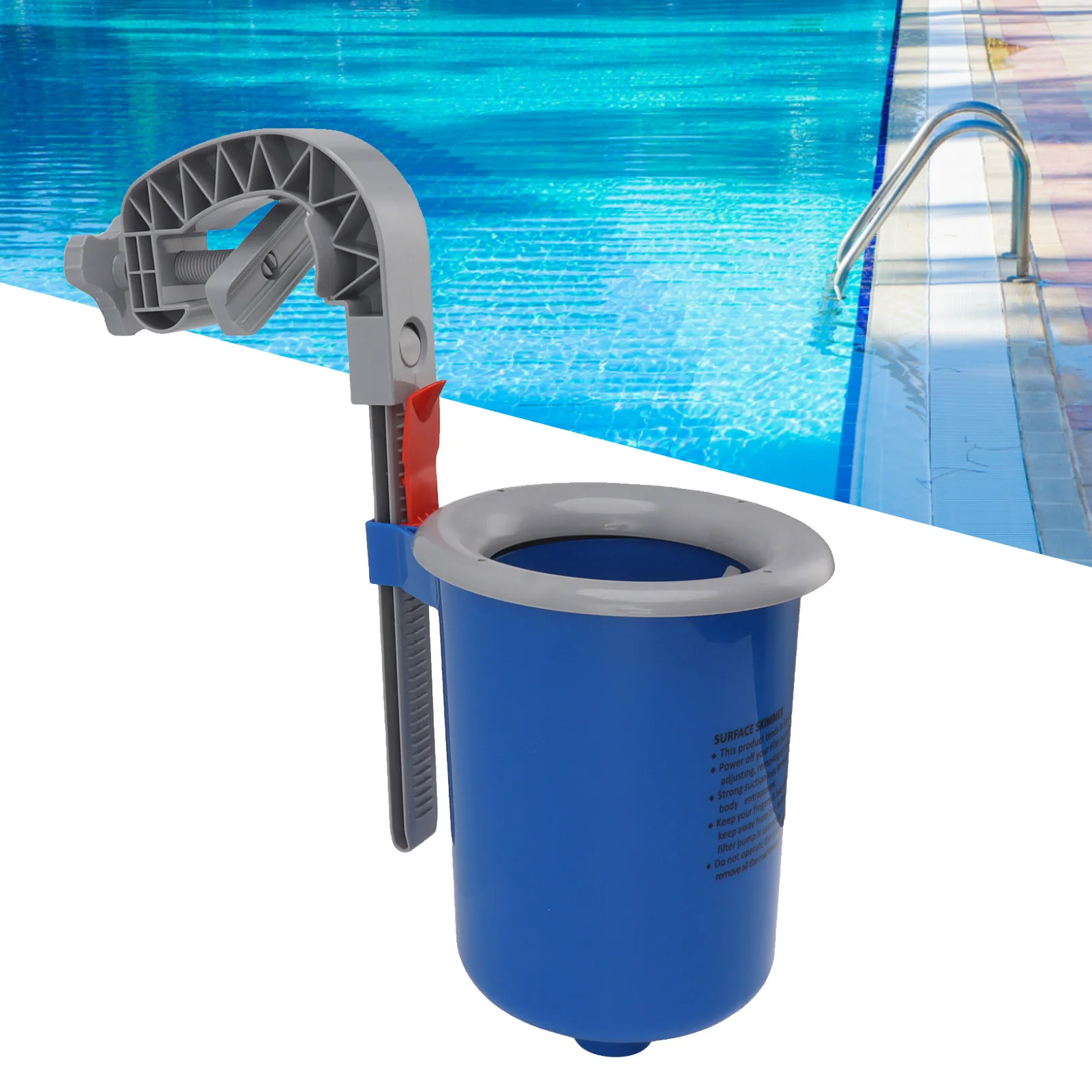 Above-Ground-Pool-Skimmer-Blue-Wall-Mount-Pool-Automatic-Skimmer-for ...