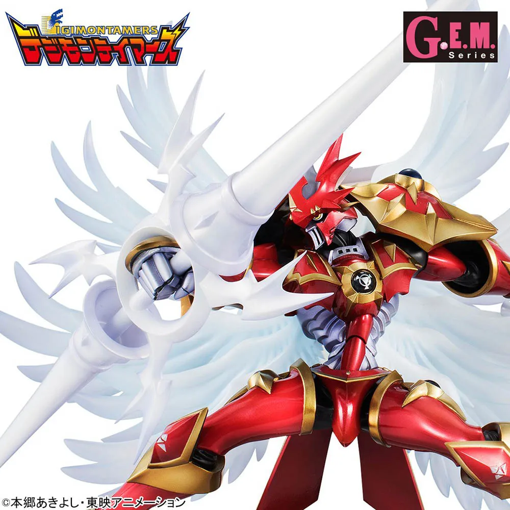 Newest Megahouse Original Statue G.E.M Gallantmon Dukemon Digimon ...
