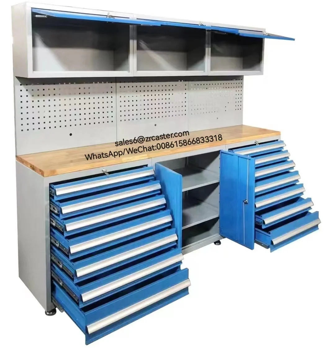 Heavy-Duty-Workbench-Tool-Chest-Trolley-Garage-Tool-Cabinet-Group-Hanging-Tool-Box-with-Tool ...