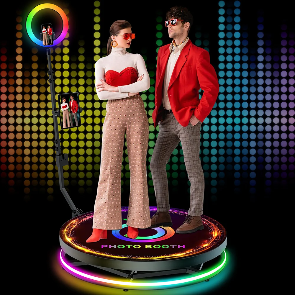 360-Photo-Booth-Machine-Automatic-Spin-Photo-Booth-Machine-360-Rotating ...