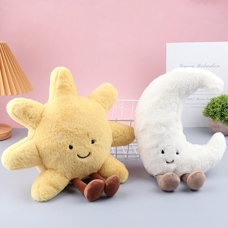 Sun-Moon-Plush-Pillow-Car-Office-Sofa-Cushion-Baby-Sleep-Stuffed-Toys ...