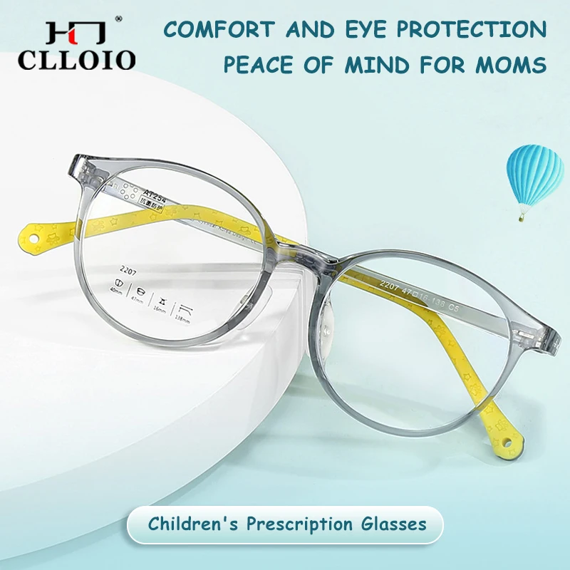CLLOIO-Classic-Kids-Silicone-Frames-TR90-Myopia-Eyeglasses-Frames ...