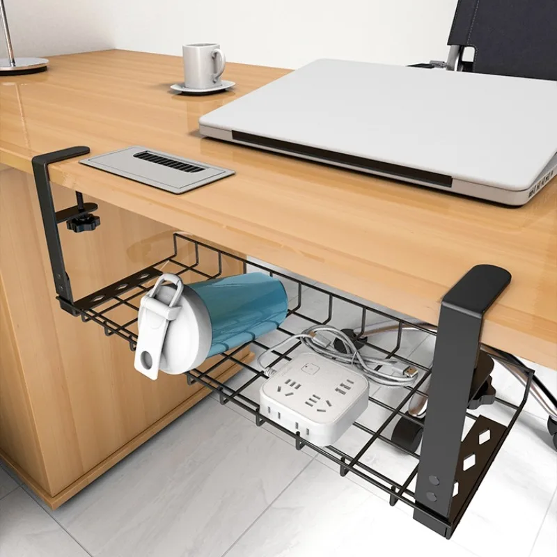 Underdesk-Storage-Rack-Under-Table-Cable-Organizer-Socket-Wire-Cable ...
