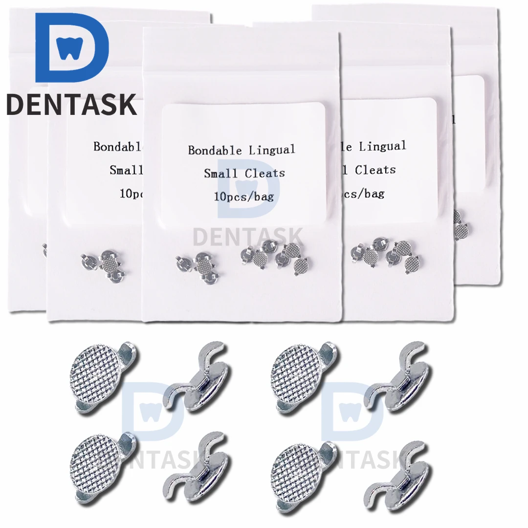 Bolsa-de-10-unids-lote-de-botones-dentales-de-ortodoncia-bot-n-Lingual ...