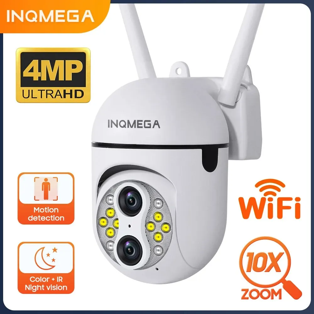INQMEGA-4MP-Dual-Lens-PTZ-Wifi-IP-Camera10-X-Zoom-Outdoor-HD-Full-Color ...