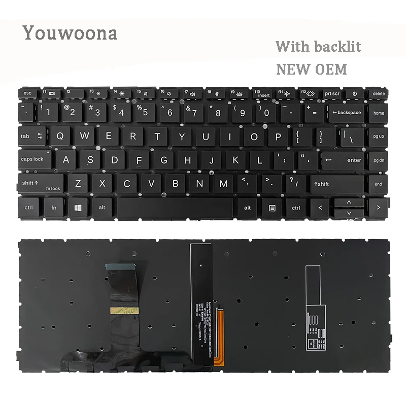 New-ORIGINAL-Laptop-Keyboard-For-HP-ZHAN-66-PRO-14-G4-440-G8-445R-G8 ...