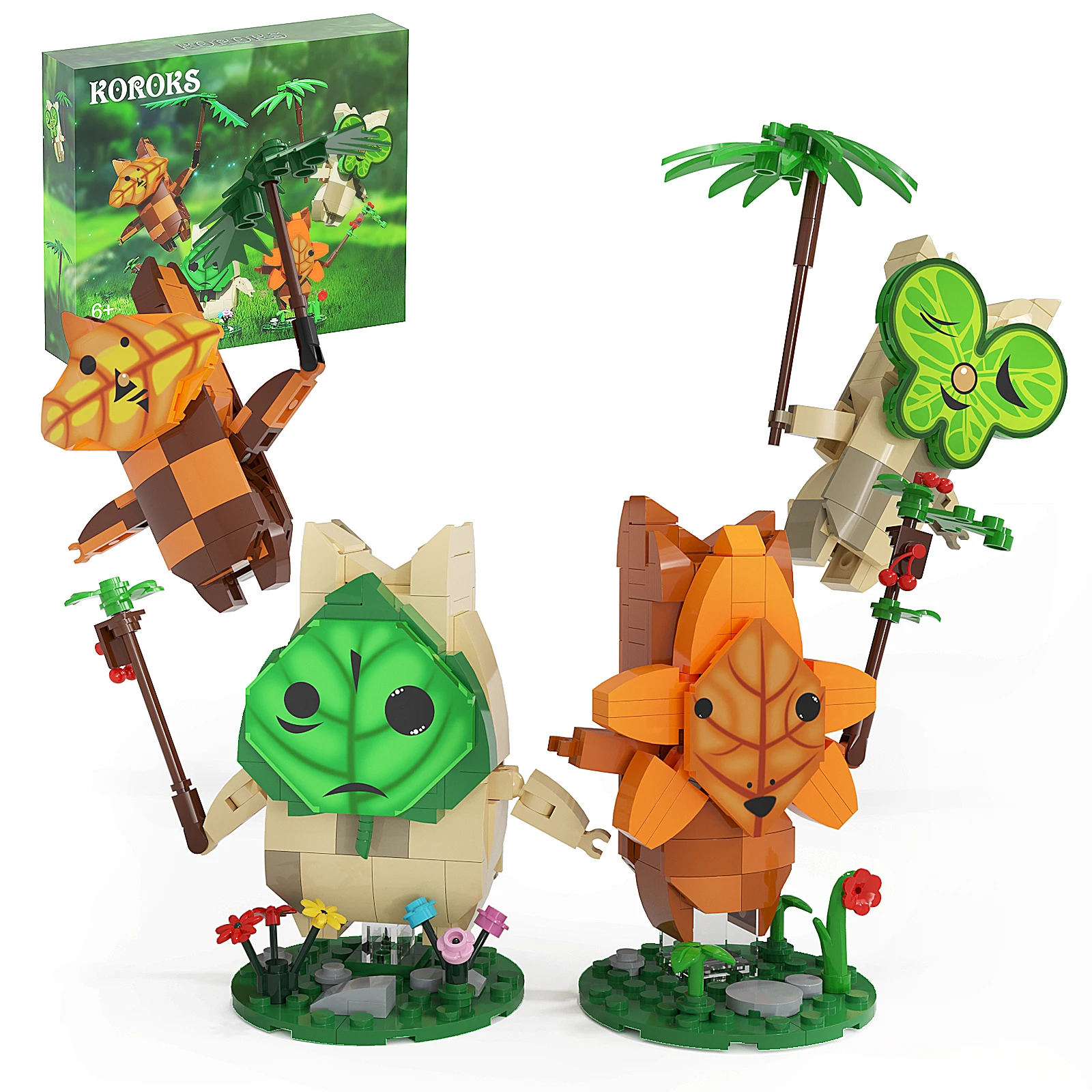 BuildMoc-BOTW-Korok-Yahaha-Building-Blocks-Set-Zelda-Merch-Figuras-de-A ...
