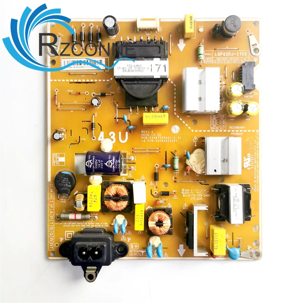 Power Board Card Supply For 43 Inch Lg Lcd Tv 43lg63cj-ca Gp43dj-17u1 ...