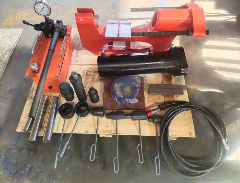 Berco-design-C-type-portable-track-press-hand-power-hydraulic-master ...