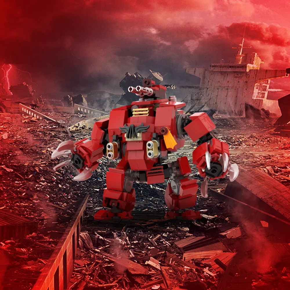 MOC-175663-Mech-Robot-Brutalis-Dreadnought-Building-Blocks-Robot-Model ...