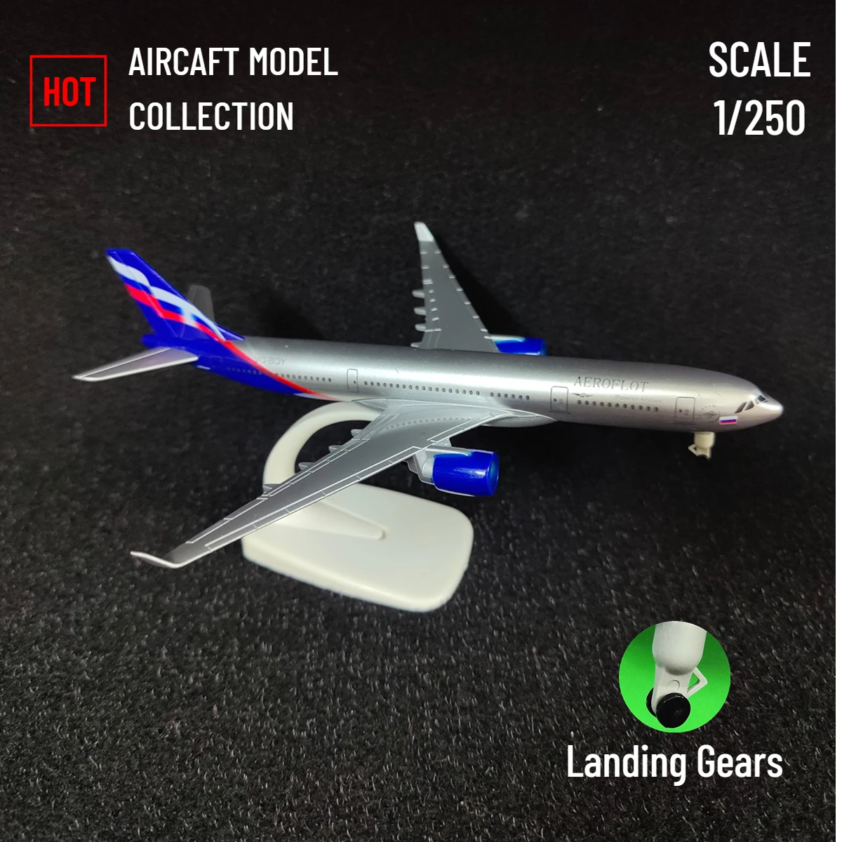 Scale-1-250-Metal-Aviation-Replica-20cm-Aeroflot-A330-Aircraft-Model ...