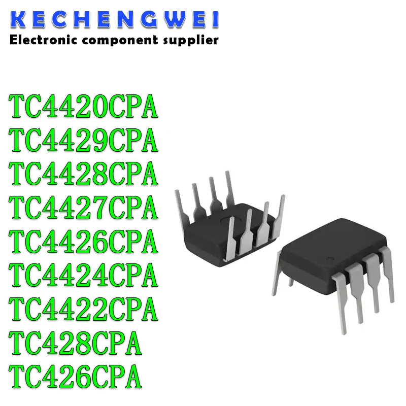 10PCS-TC4420CPA-DIP-8-MIC4420-TC4420-DIP-TC4420EPA-TC4429CPA-TC4429-TC4428CPA-TC4422CPA ...