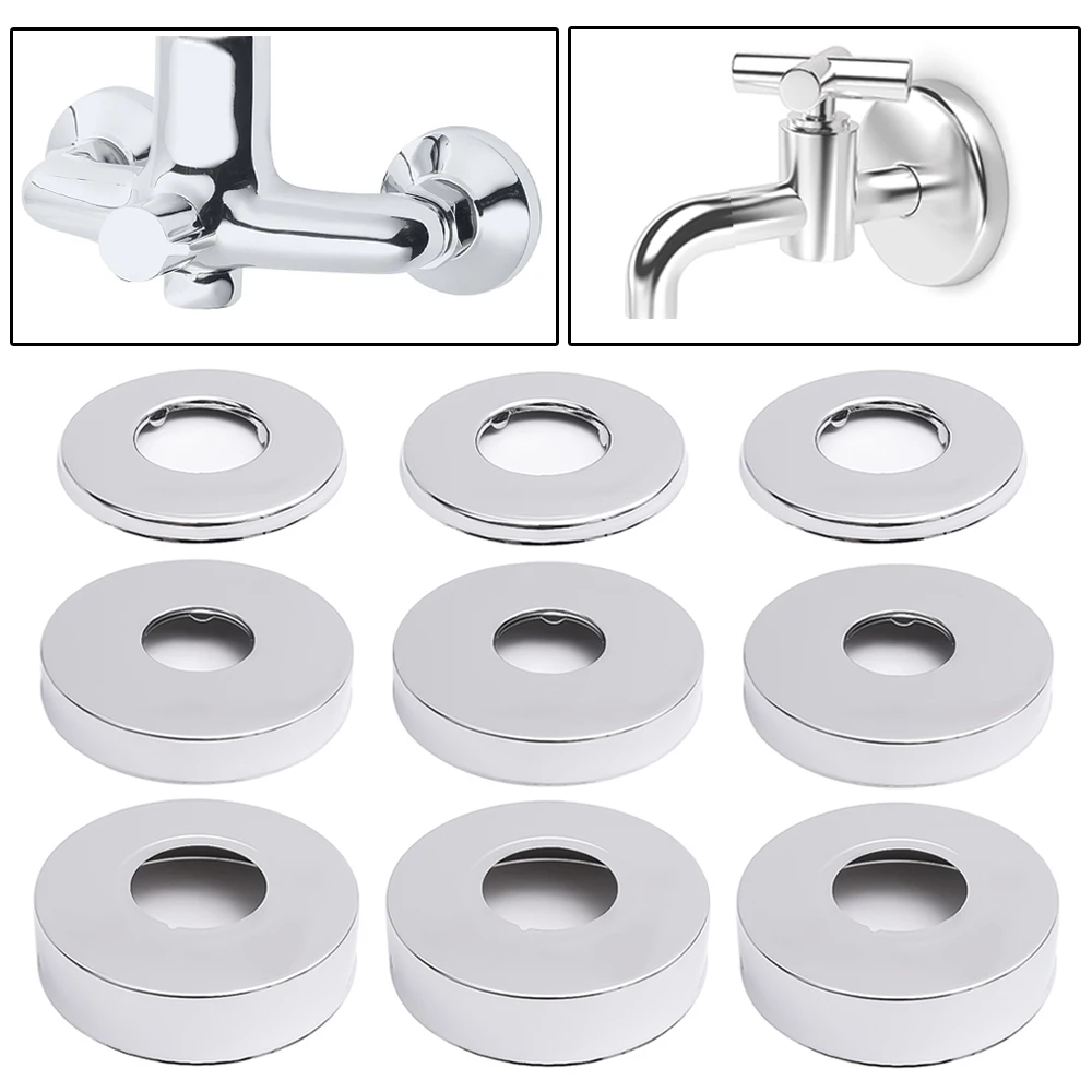 2-4Pcs-Stainless-Steel-Water-Pipe-Connector-Sliver-Shower-Faucet ...