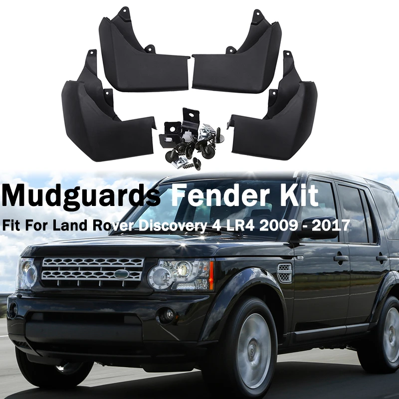 Rhyming 4pcs Car Wheel Mud Flaps Splash Guards Mudguards Fender Fit For ...