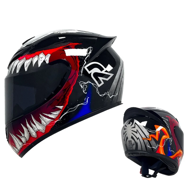 Casque de moto de course de motocross,casque de sport rétro,unisexe ...
